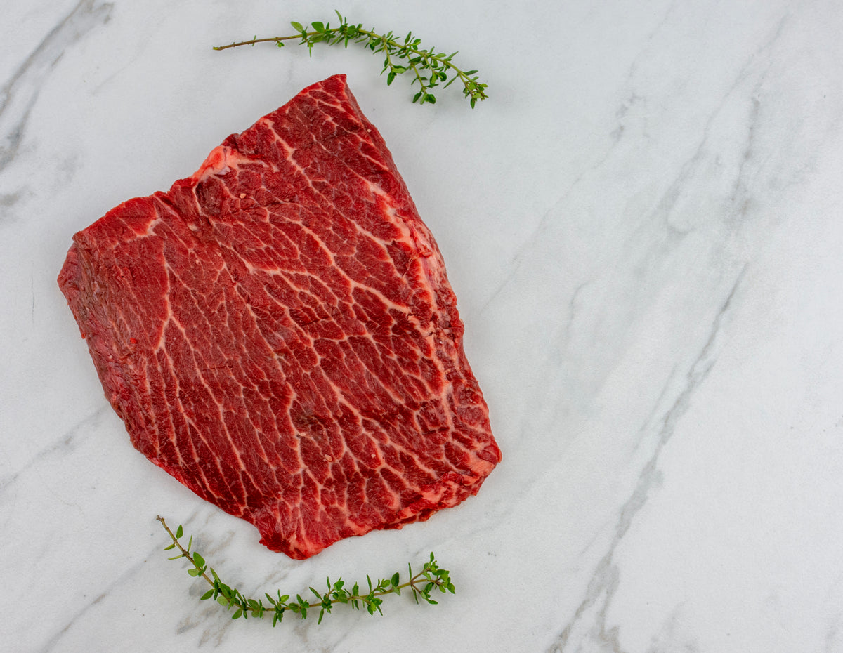 Dry Aged Flat Iron Steak (8 oz) – McLean Beef